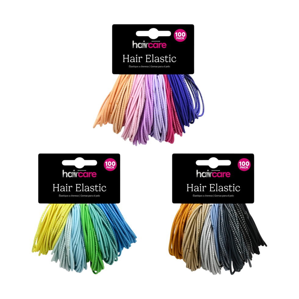 Hair Elastics 100pk Assorted | Health & Beauty | Crackerjack