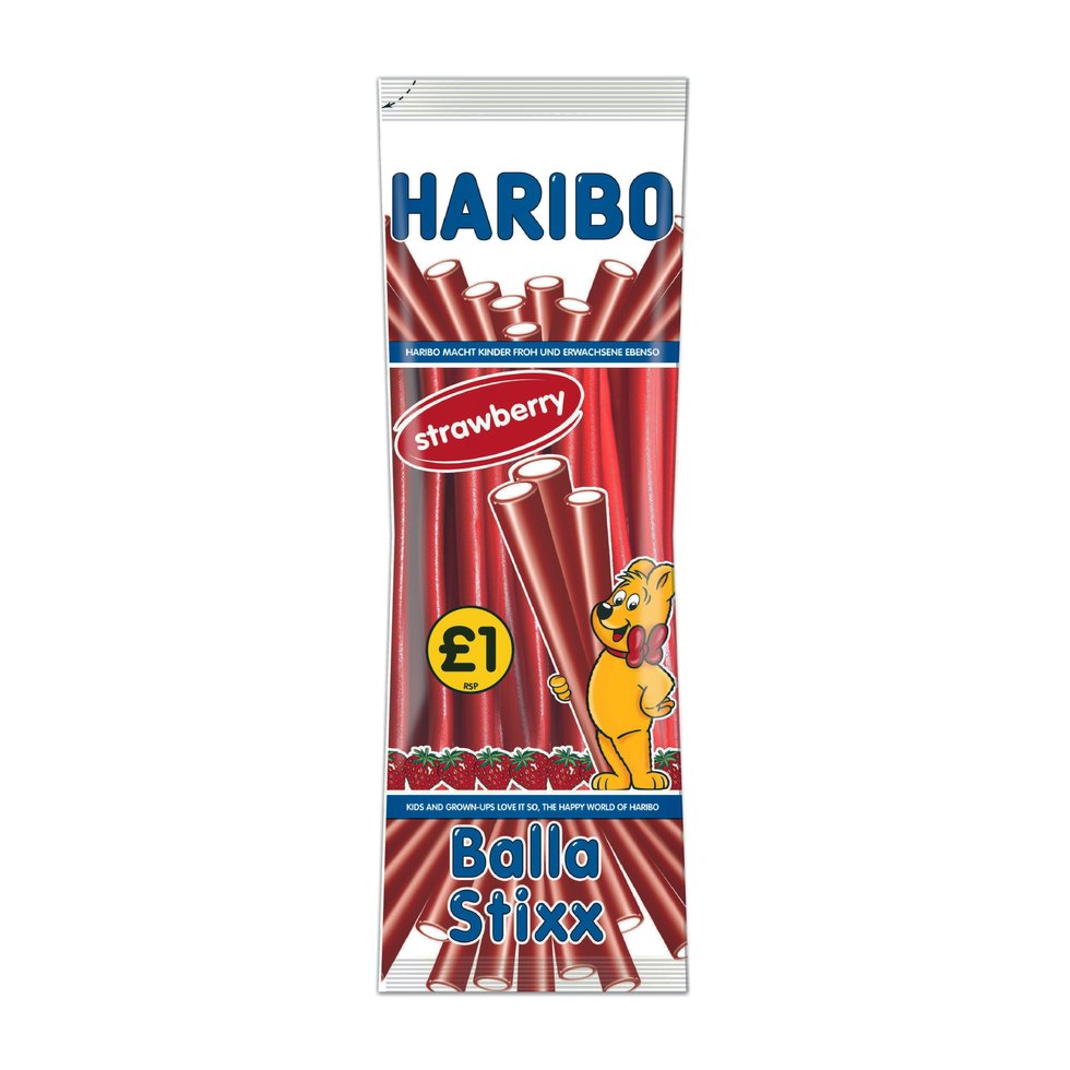 Haribo Stixx Strawberry 140g | Confectionery | Crackerjack