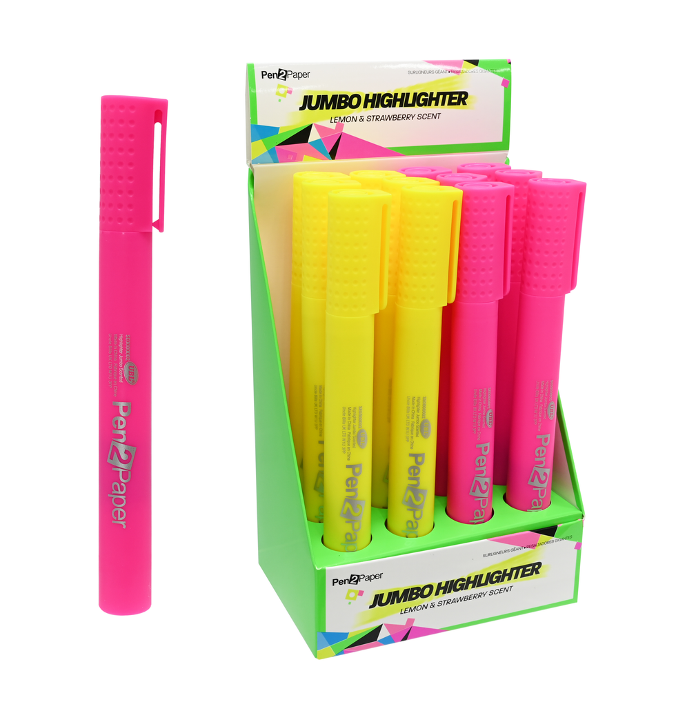 Highlighter Jumbo Scented Assorted | Stationery, Party & Craft