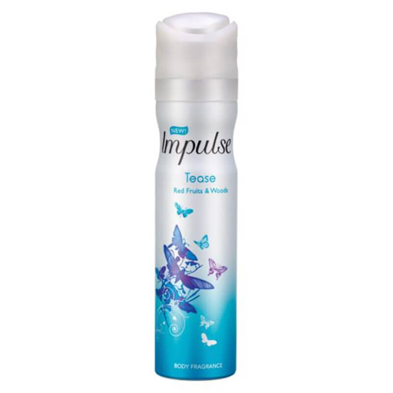 Impulse Body Spray Tease 75ml | Health & Beauty | Crackerjack
