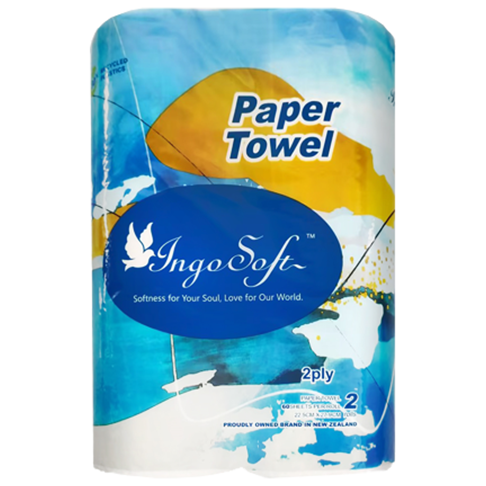 Ingo Soft Paper Towel 2pk | Household | Crackerjack