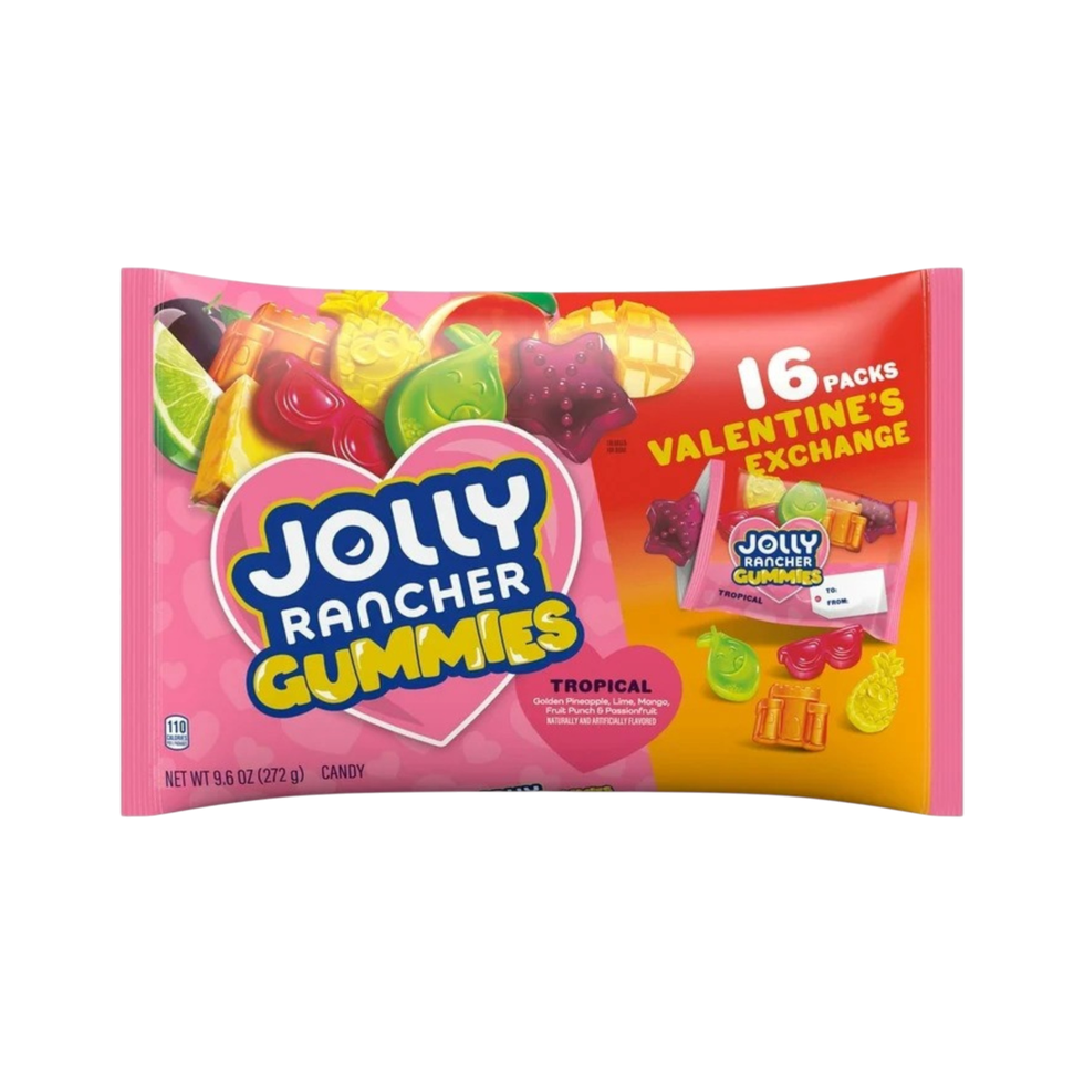 Jolly Rancher Gummies Valentine's Exchange Tropical 272g 16pk ...