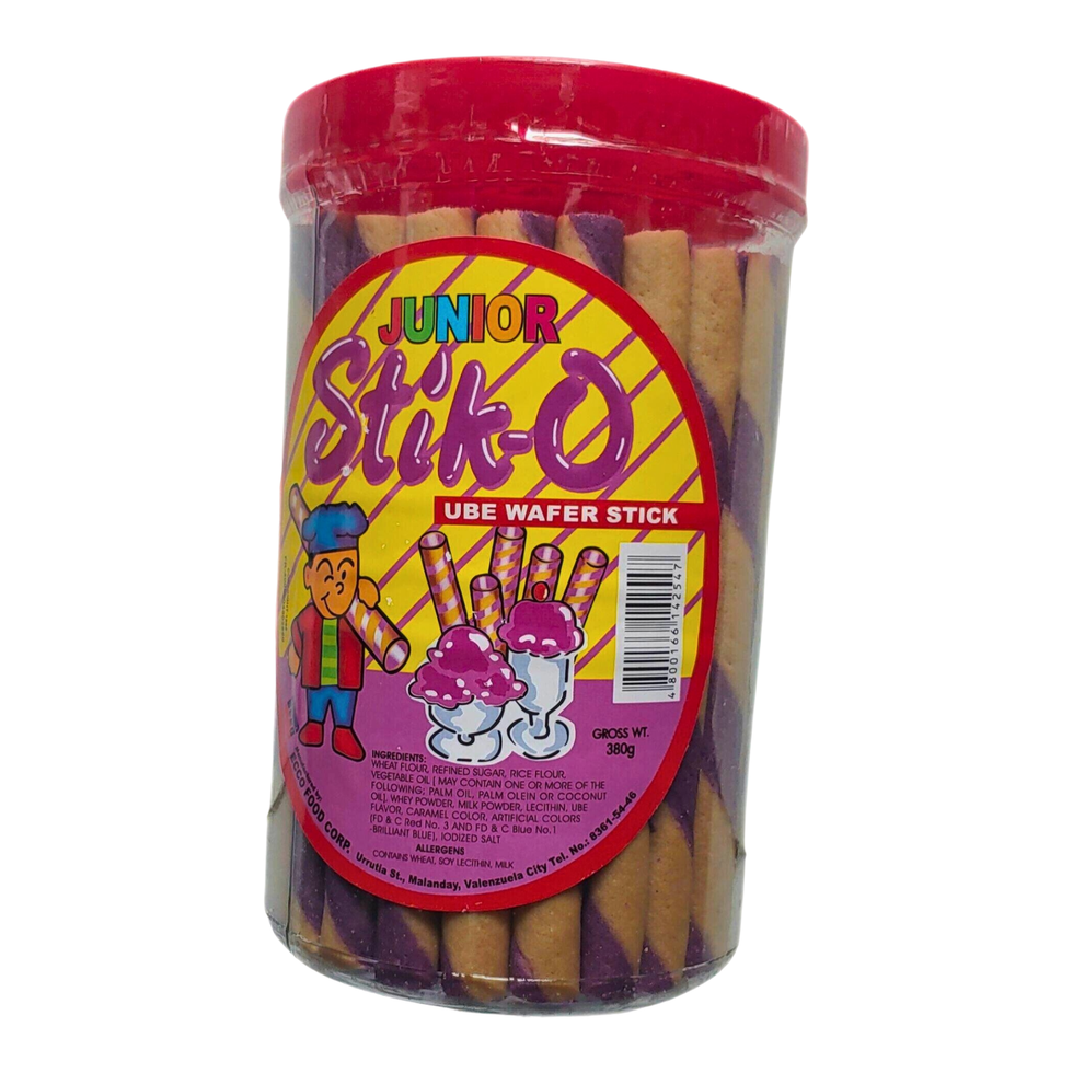 Junior Stik-O Wafer Stick Ube 380g | Grocery | Crackerjack
