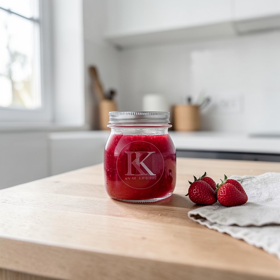 Kates Kitchen Embossed Preserving with Lid 2pc 250ml | Home