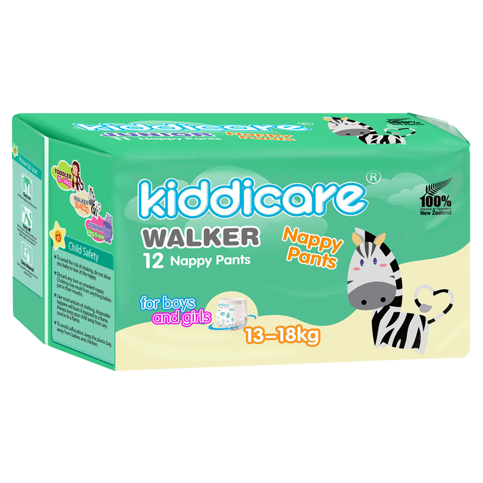Kiddicare Nappy Pants Walker 13 - 18kgs 12pk | Health & Beauty