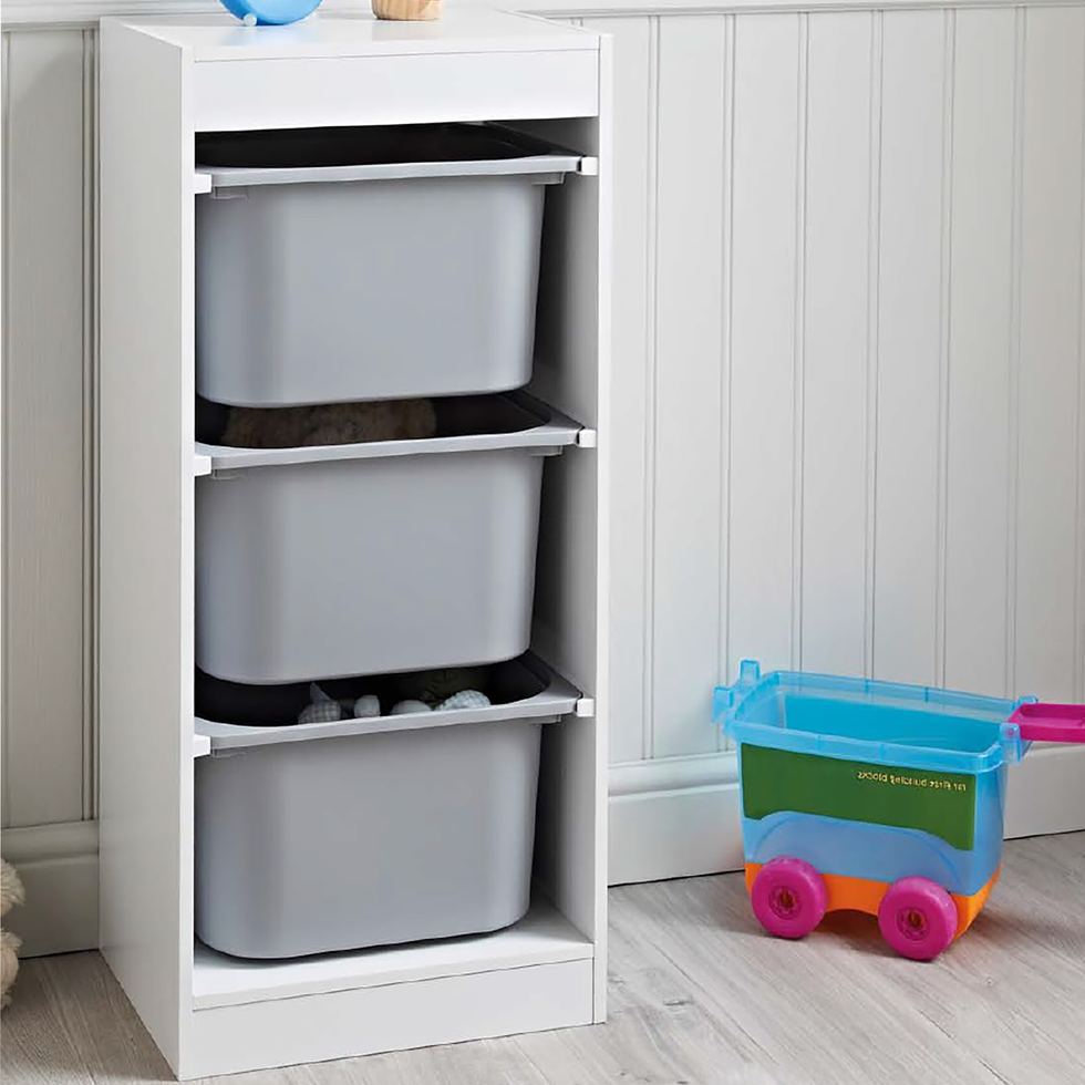 Kids Home 3 Basket Storage Unit | Furniture | Crackerjack