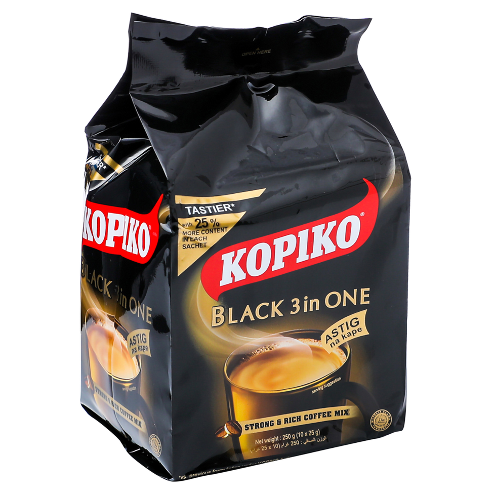 Kopiko Black 3-in-1 Coffee 10pk 30g | Grocery | Crackerjack