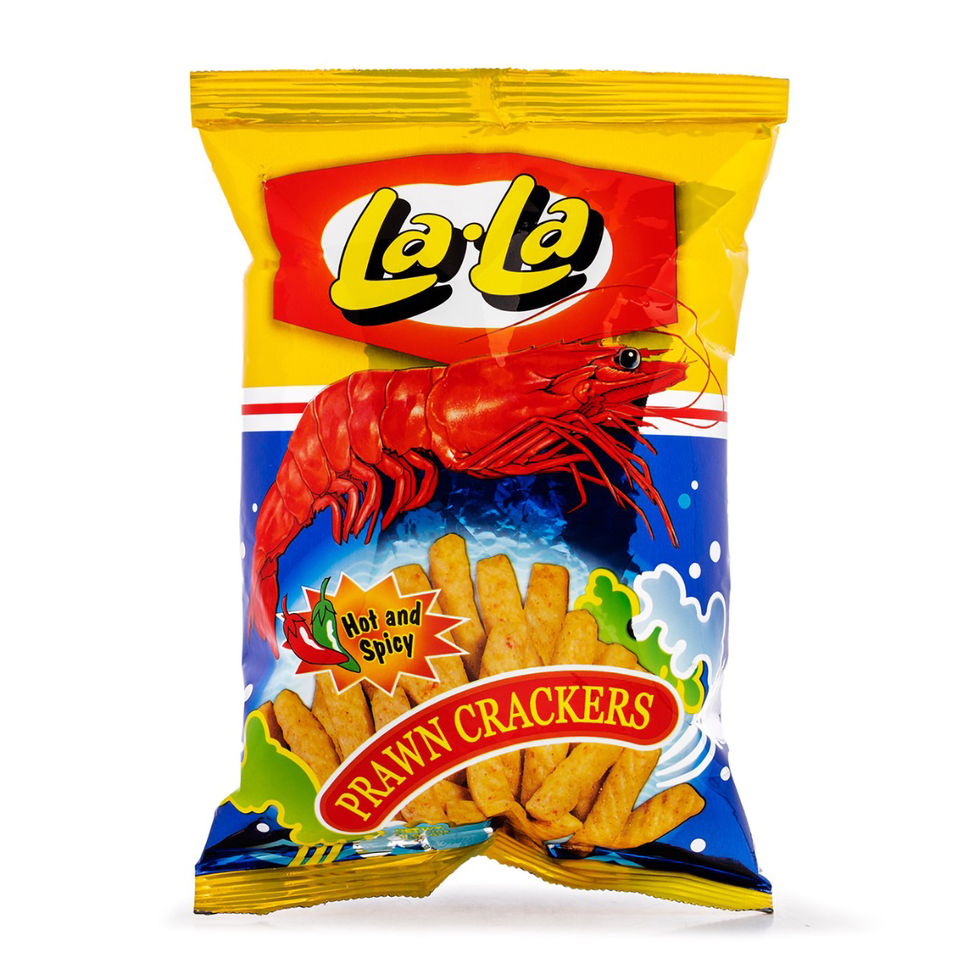 La-La Prawn Crackers Hot & Spicy 60g | Grocery | Crackerjack