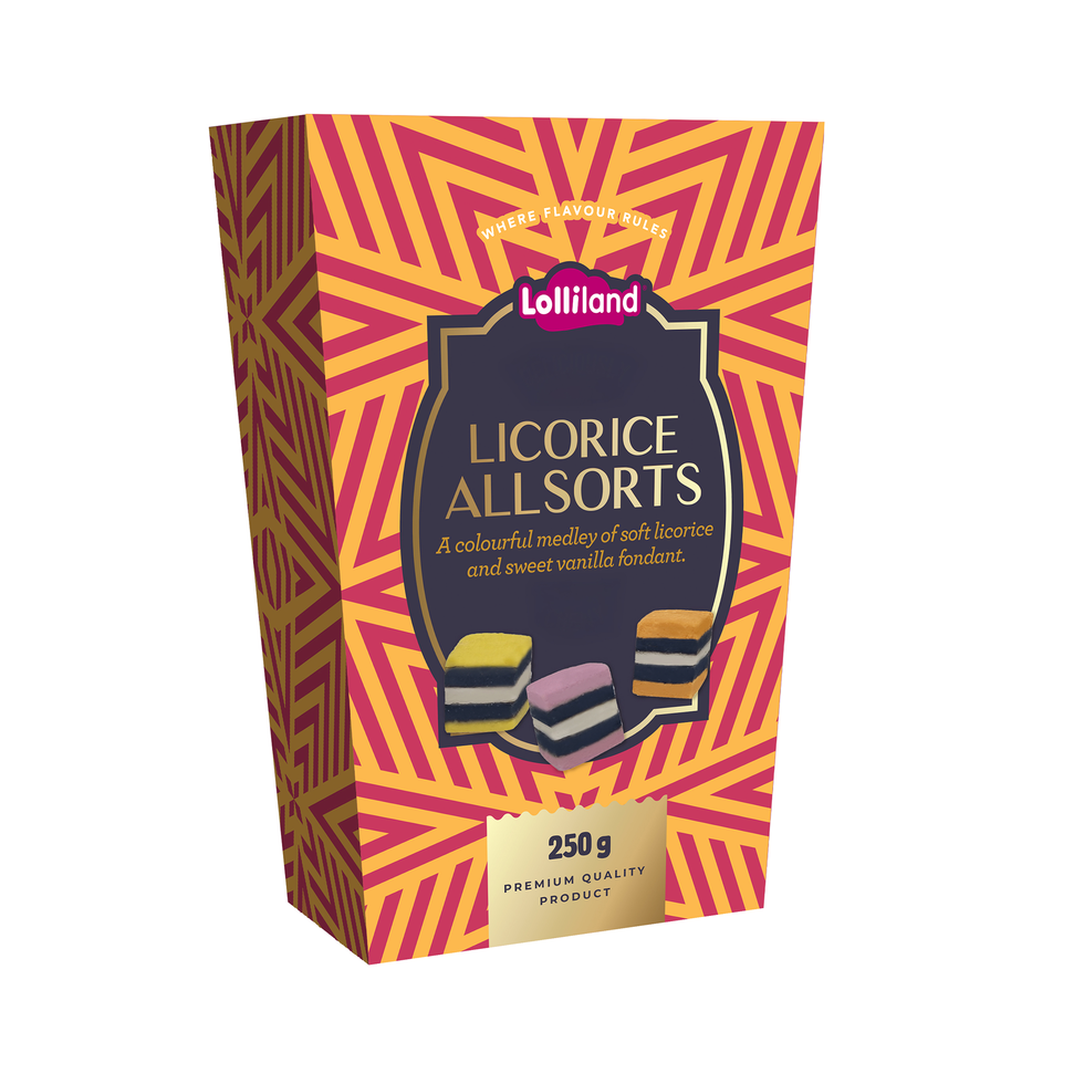 Licorice Allsorts Gift Box 250g | Christmas | Crackerjack