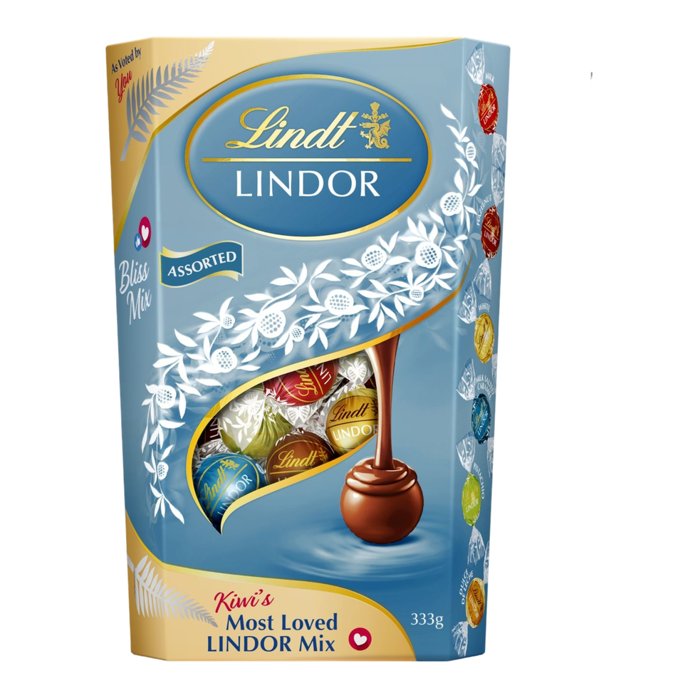 Lindt Lindor Kiwi Bliss Mix Cornet 333g | Christmas