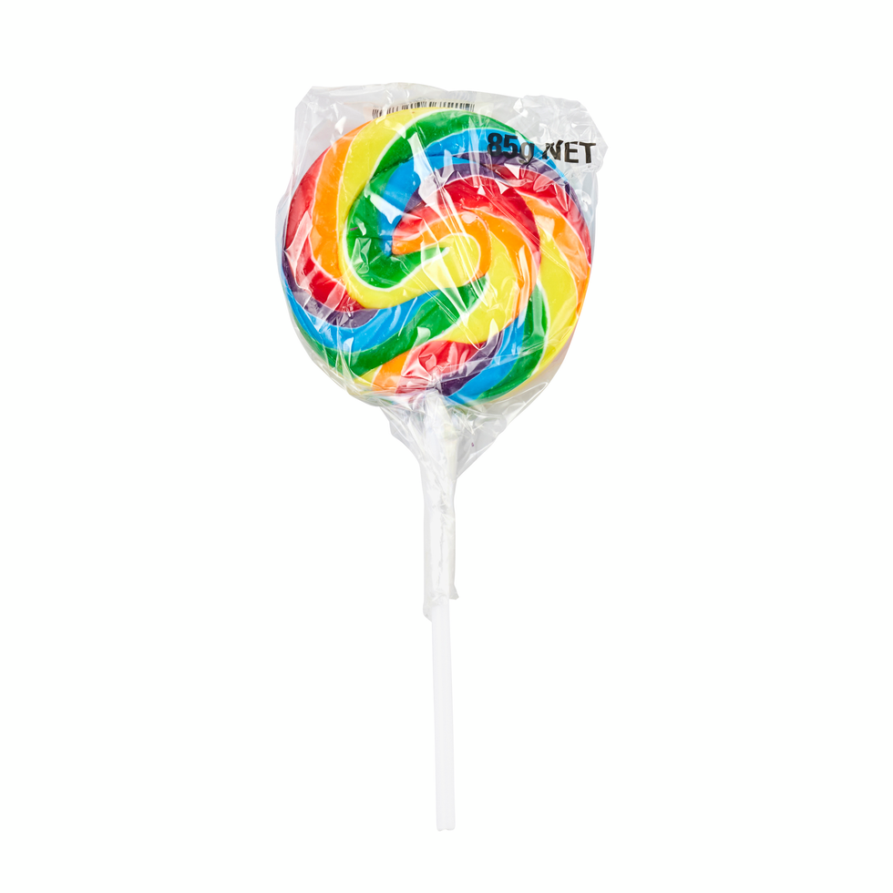 Lolliland Mega Swirly Pop Rainbow 85g | Confectionery