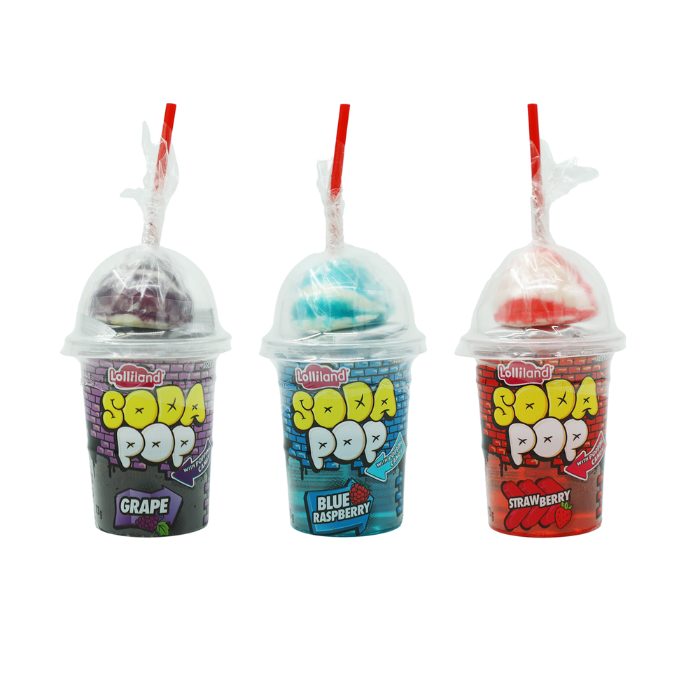 Lolliland Soda Pop 73g Assorted | Confectionery | Crackerjack