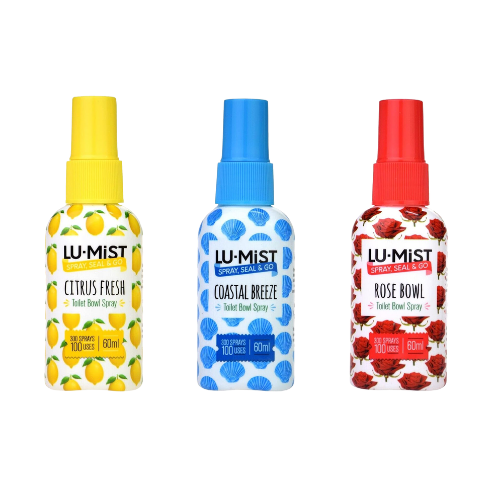 Lu-Mist Toilet Bowl Spray 60ml Assorted | Household