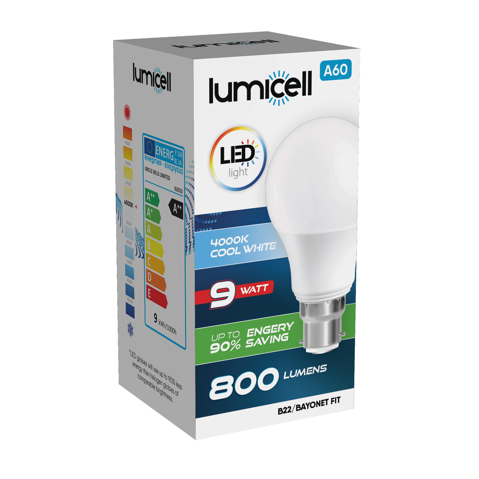 Lumicell LED Light Bulb 9W Bayonet | Home | Crackerjack