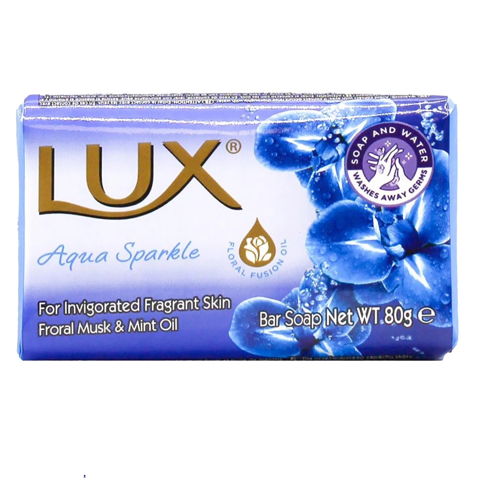 Lux Soap Bar Aqua Sparkle 80g | Health & Beauty | Crackerjack