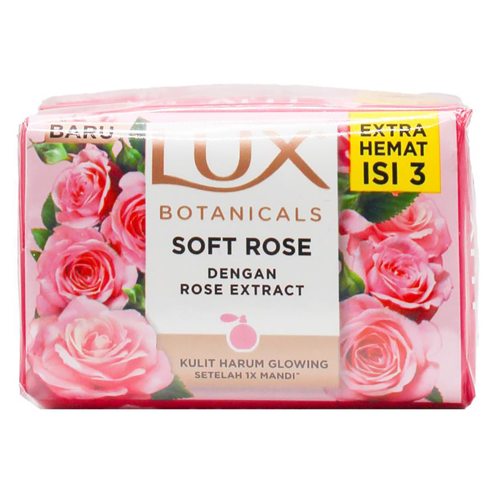 Lux Soap Bar Pink Rose 100g 3pk | Health & Beauty
