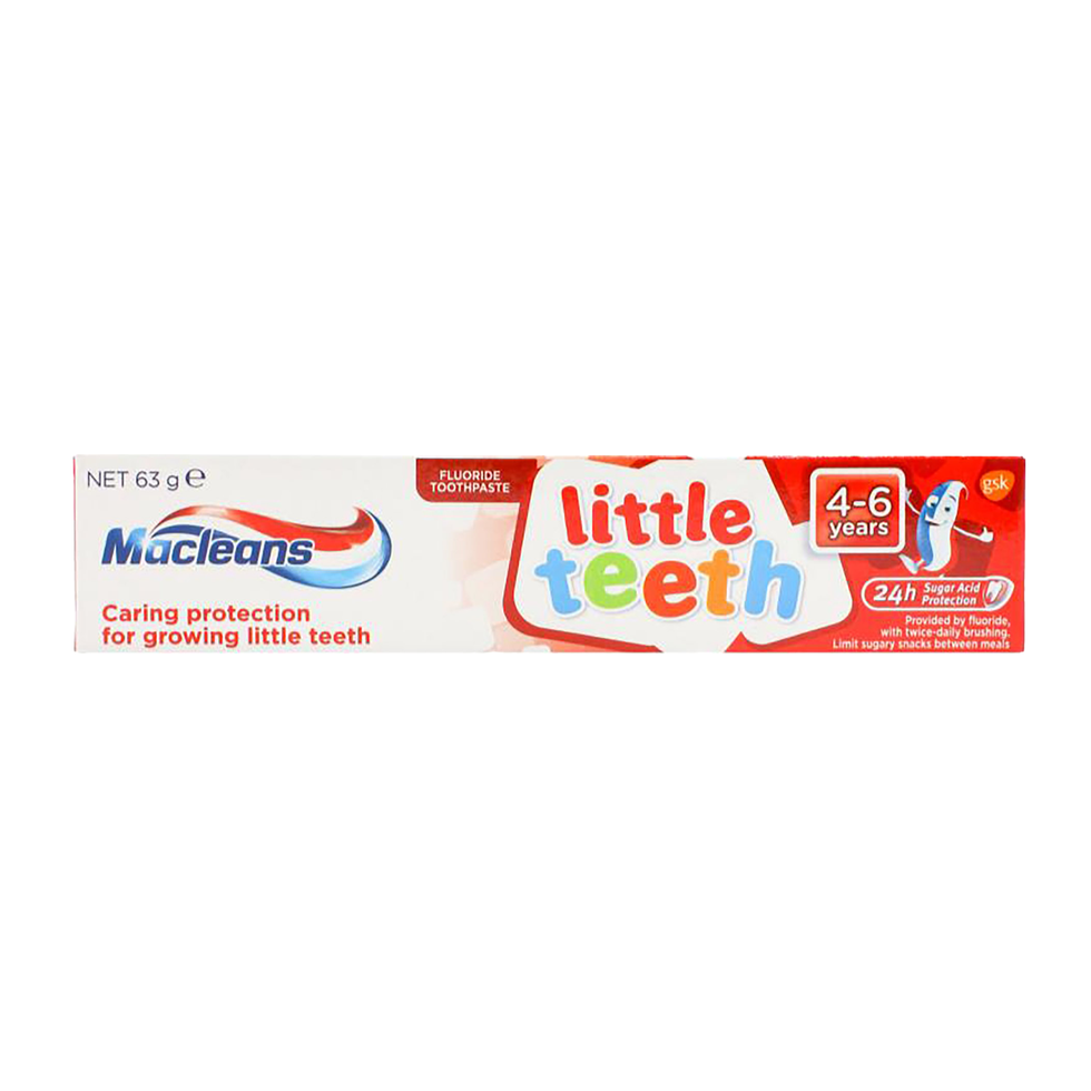 Macleans Little Teeth Toothpaste 4-6 Years 63g | Health & Beauty