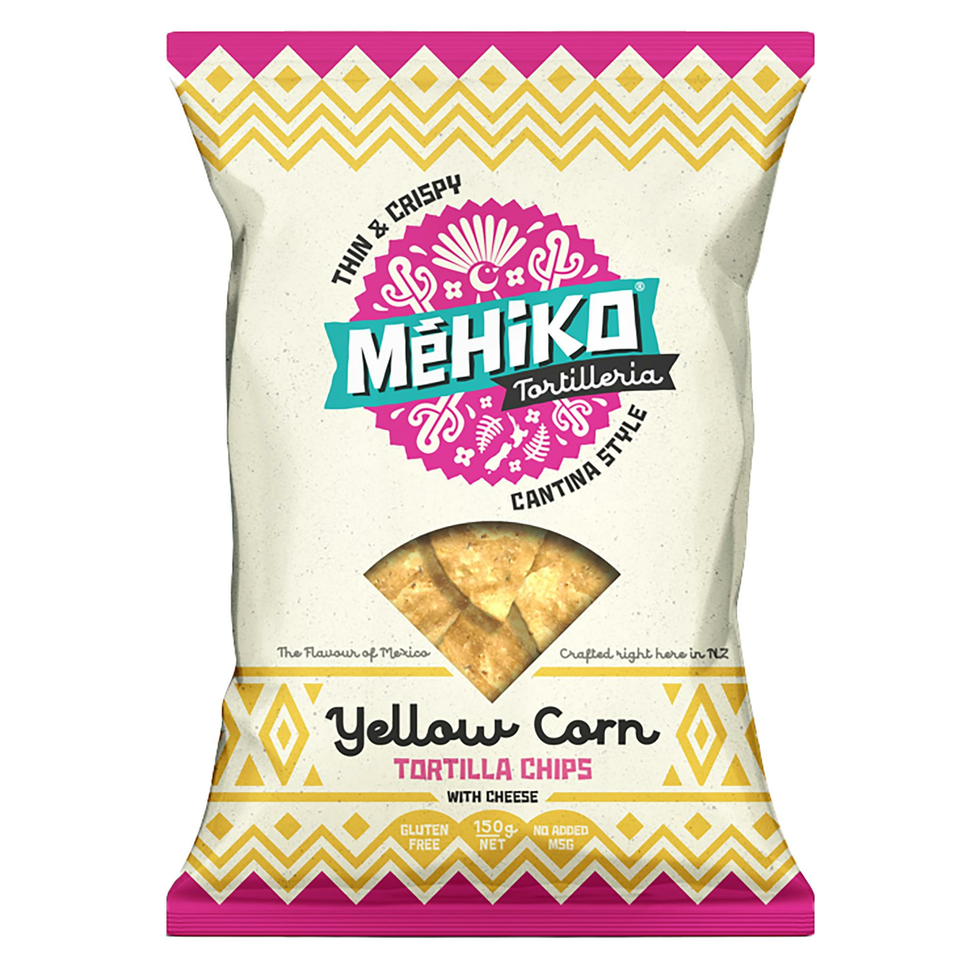 Mehiko Tortilla Chips Yellow Corn Cheese 150g | Grocery