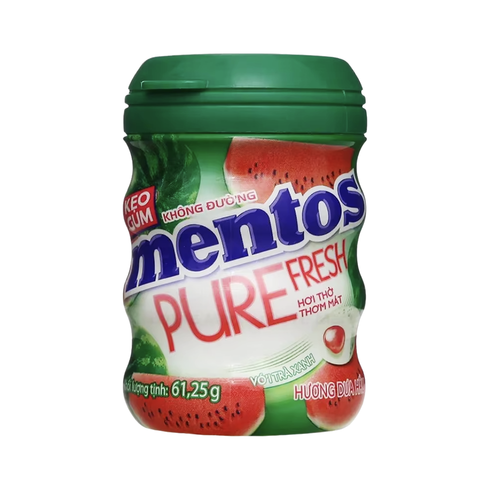 Mentos Pure Fresh Gum Watermelon 61.25g | Confectionery