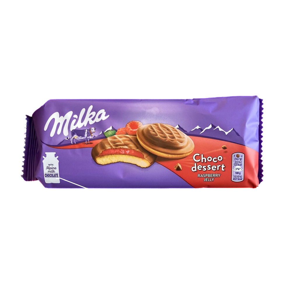 Milka Choco Dessert Raspberry Jelly Cookies 147g | Grocery