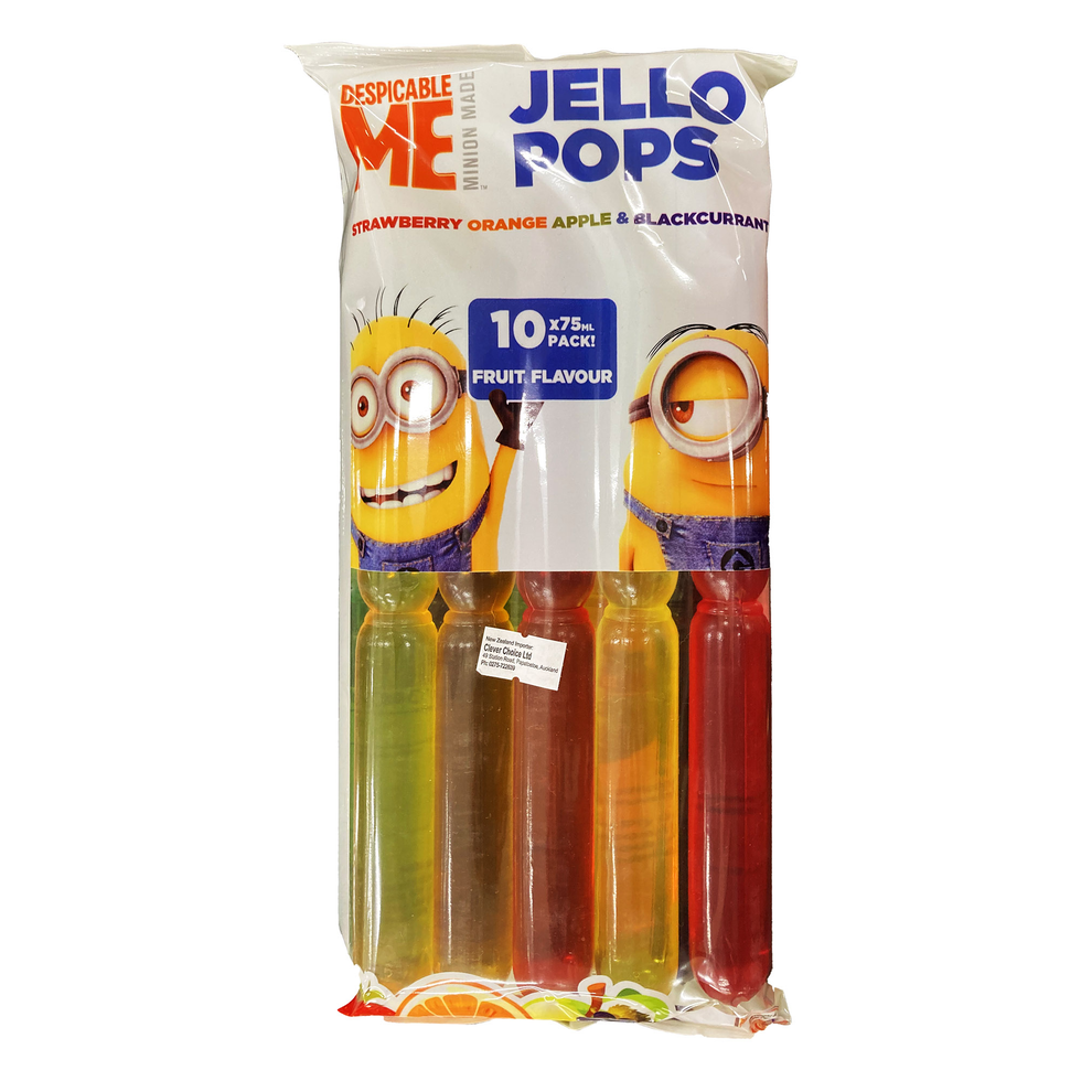 Minions Jello Freezer Pops 10pk | Grocery | Crackerjack