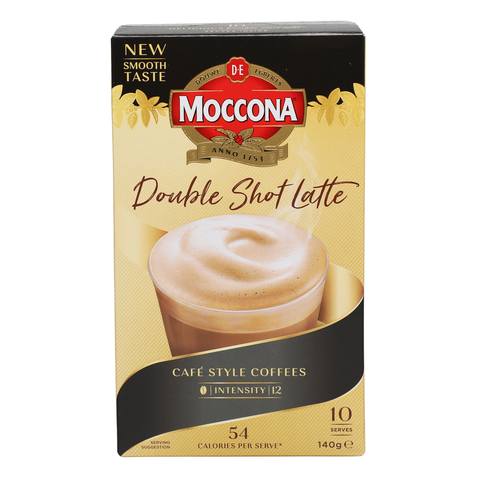 Moccona Café Style Double Shot Latte 10pk | Grocery