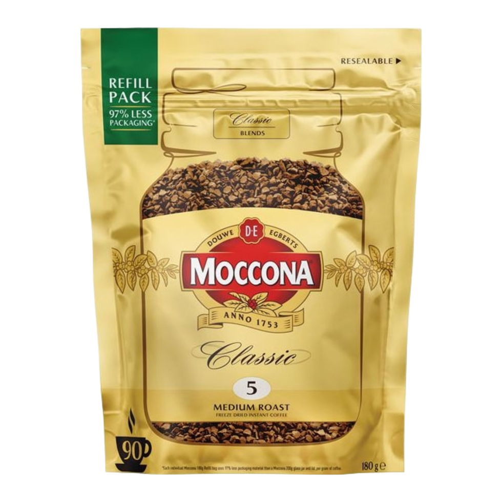 Moccona Classic Freeze Dried Coffee Medium Roast 180g | Grocery
