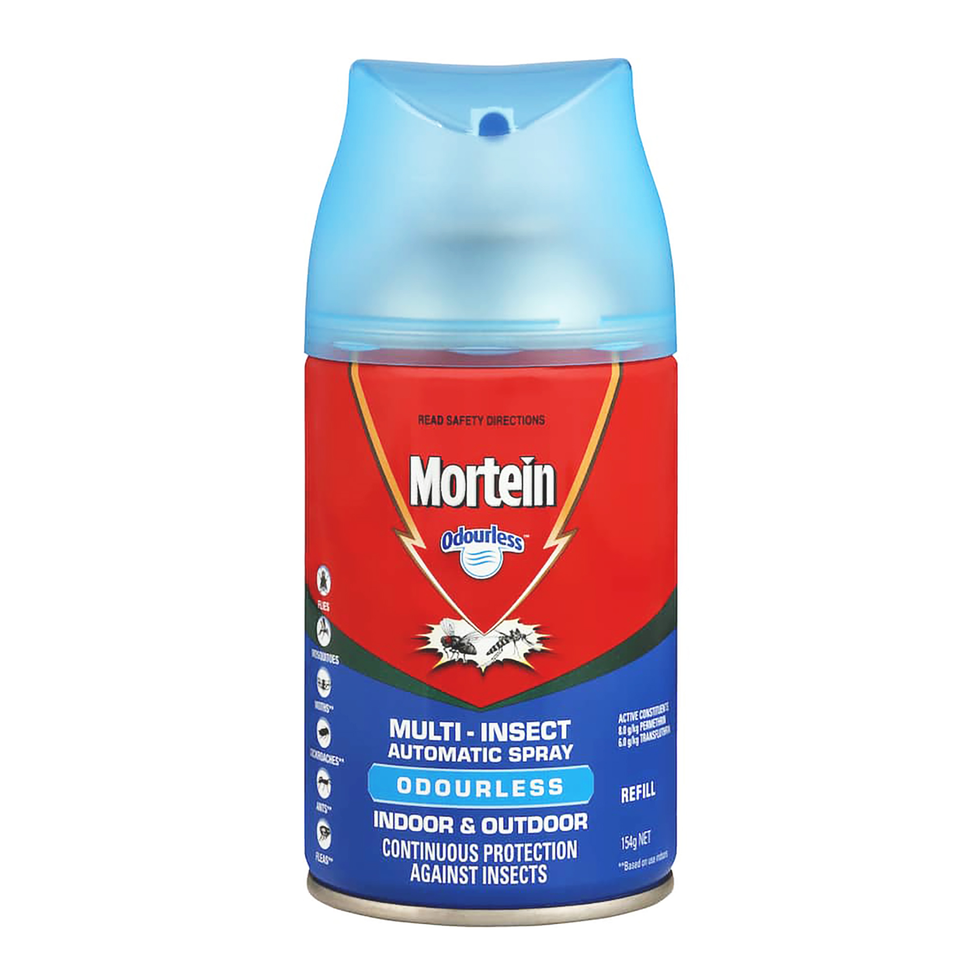 Mortein Odourless Multi-Insect Automatic Spray Refill 154g | Household