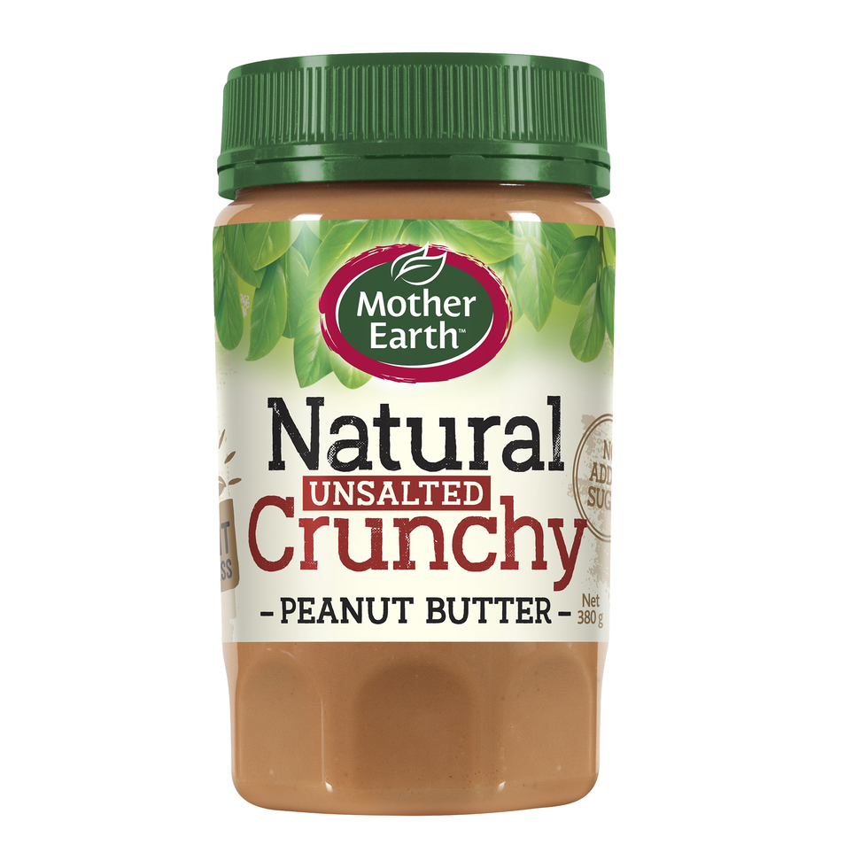 Mother Earth Peanut Butter Crunchy 380g | Grocery