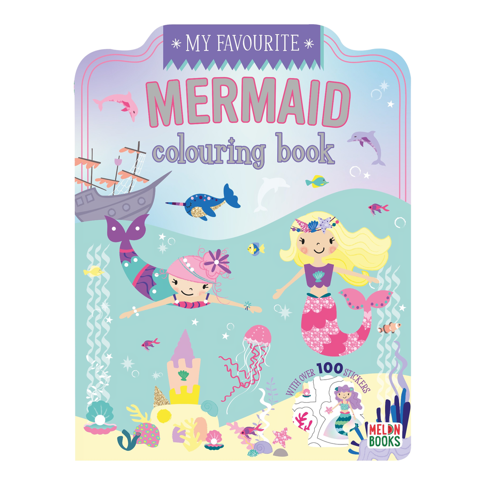 My Favourite Mermaid Colouring Book | Stationery, Party & Craft