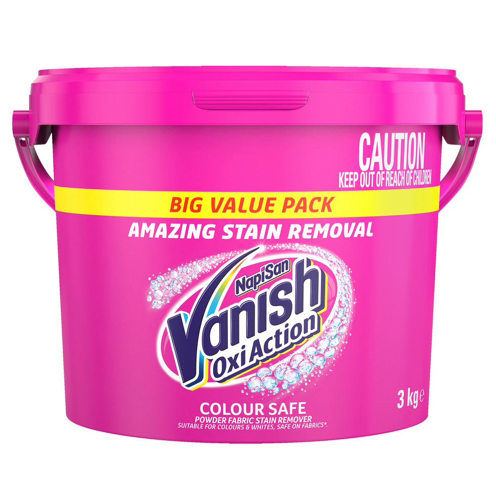 NapiSan Vanish OxiAction Powder Colour Safe 3kg | Household