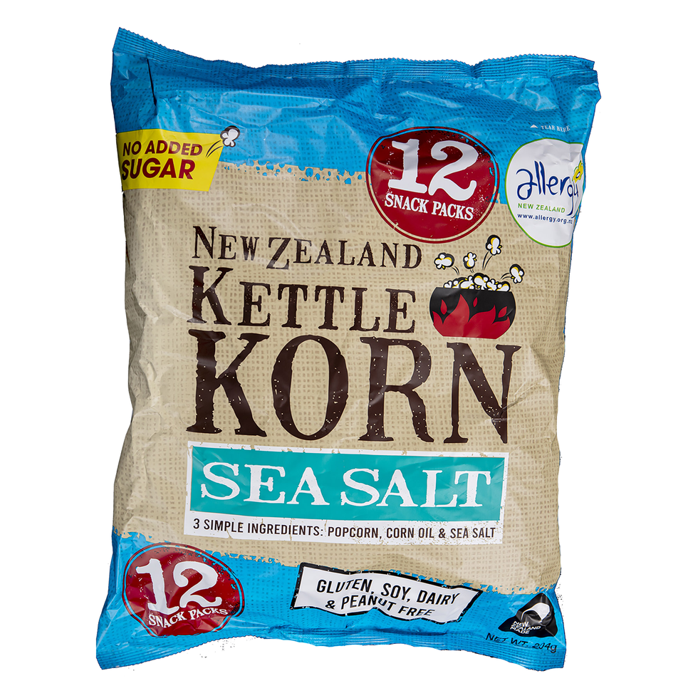 NZ Kettle Korn Sea Salt Multipack 12pk | Grocery | Crackerjack