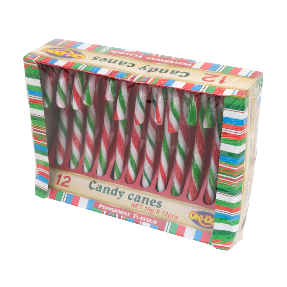 Oki Doki Candy Canes Box 120g | Christmas | Crackerjack