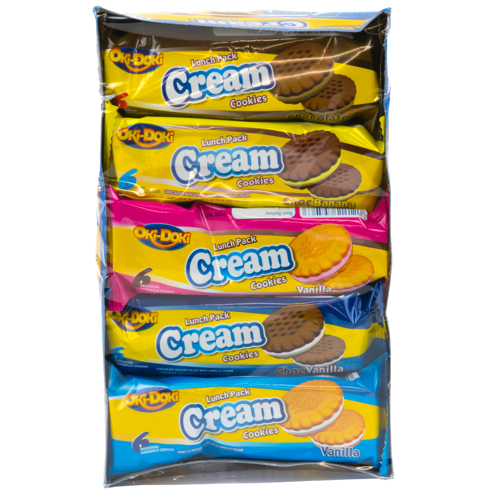 Oki Doki Lunch Pack Cream Cookies 10pk | Grocery | Crackerjack