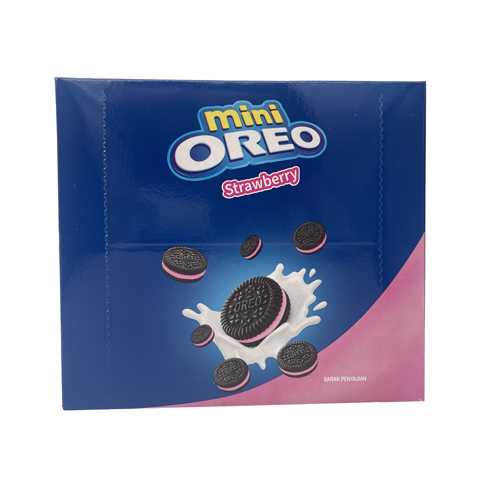 Oreo Mini Pouch Strawberry 20.4g 10pk | Grocery | Crackerjack