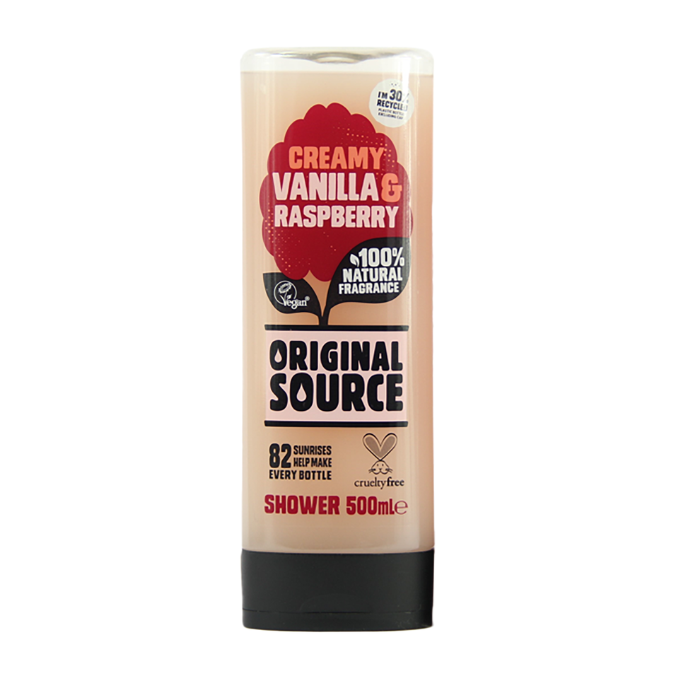 Original Source Shower Gel Creamy Vanilla & Raspberry 500ml | Health ...