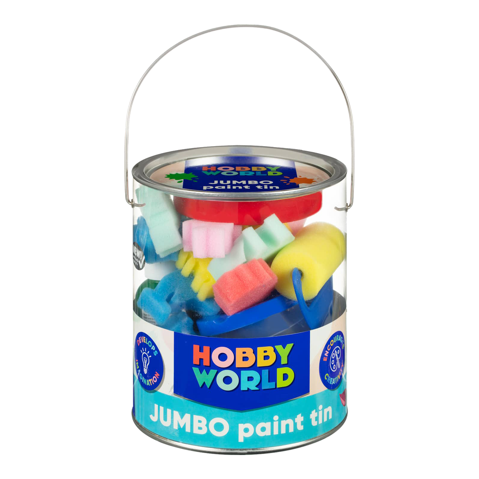 Hobby World Jumbo Paint Tin | Stationery, Party & Craft