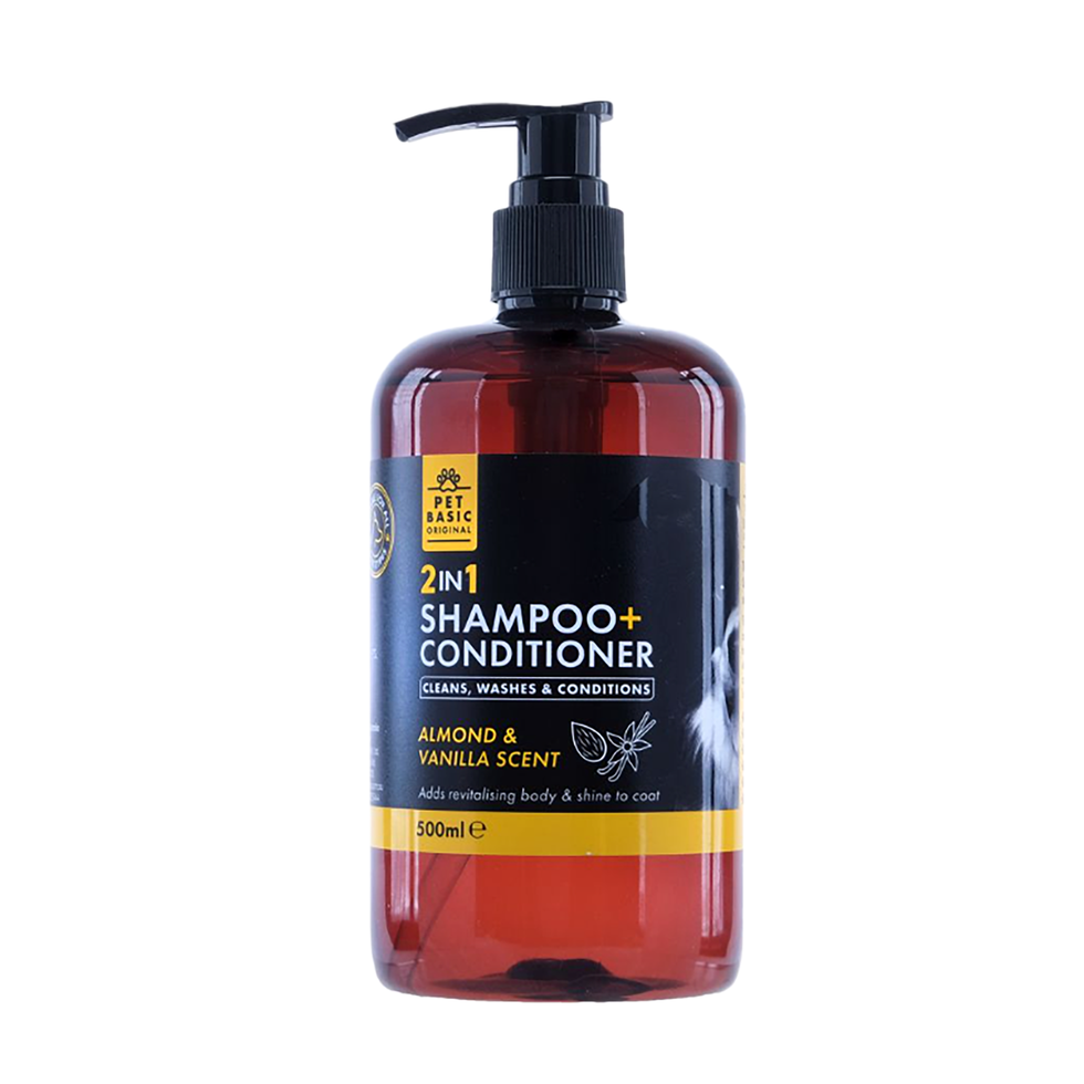 Pet Basics Dog Shampoo & Conditioner Almond & Vanilla 500ml | Pet