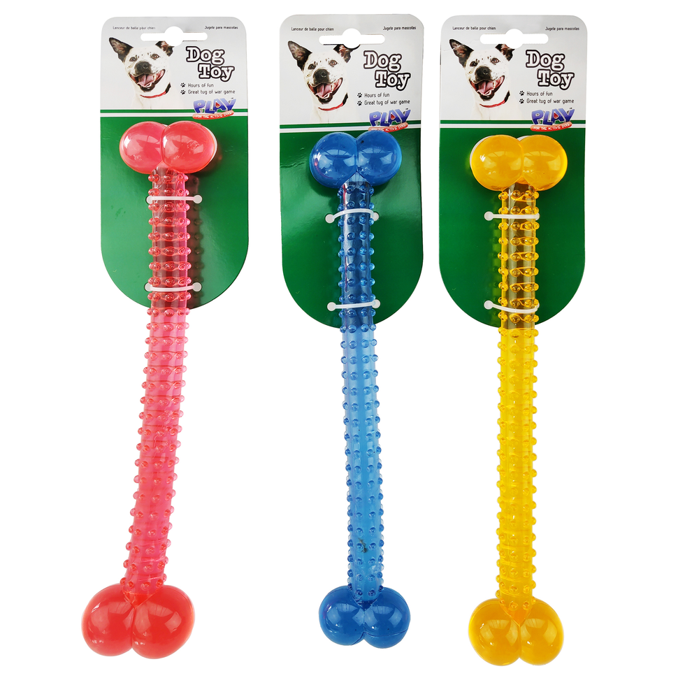Pet Fetch Bone Play Toy 28cm Assorted | Pet | Crackerjack