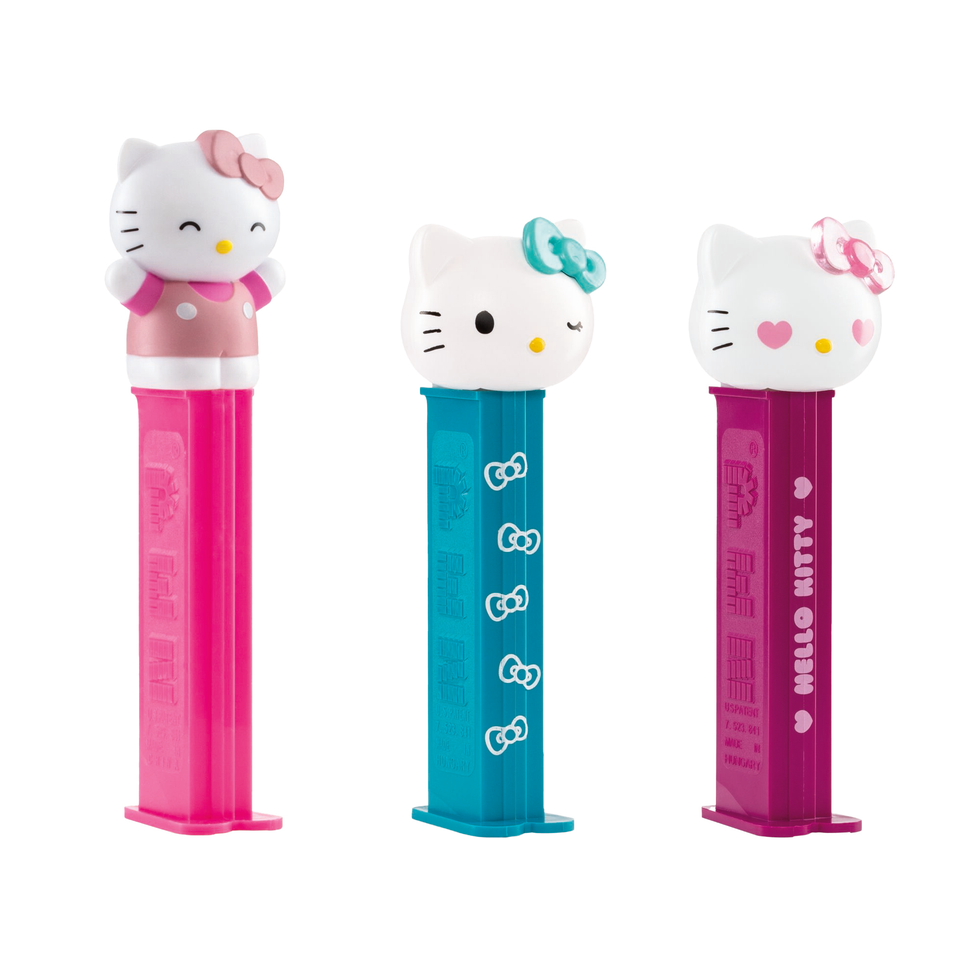 Pez Hello Kitty 50th Anniversary Candy Dispenser 17g Assorted | Confectionery
