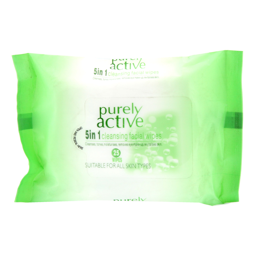 Purely Active Facial Cleansing Wipes 25pcs | Health & Beauty