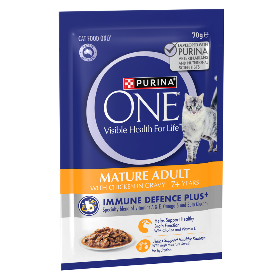 Purina One Mature 7+ with Chicken in Gravy 70g | Pet