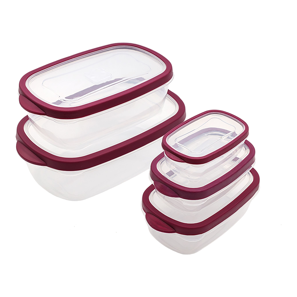 Rectangle Food Container Berry 5pk | Home | Crackerjack