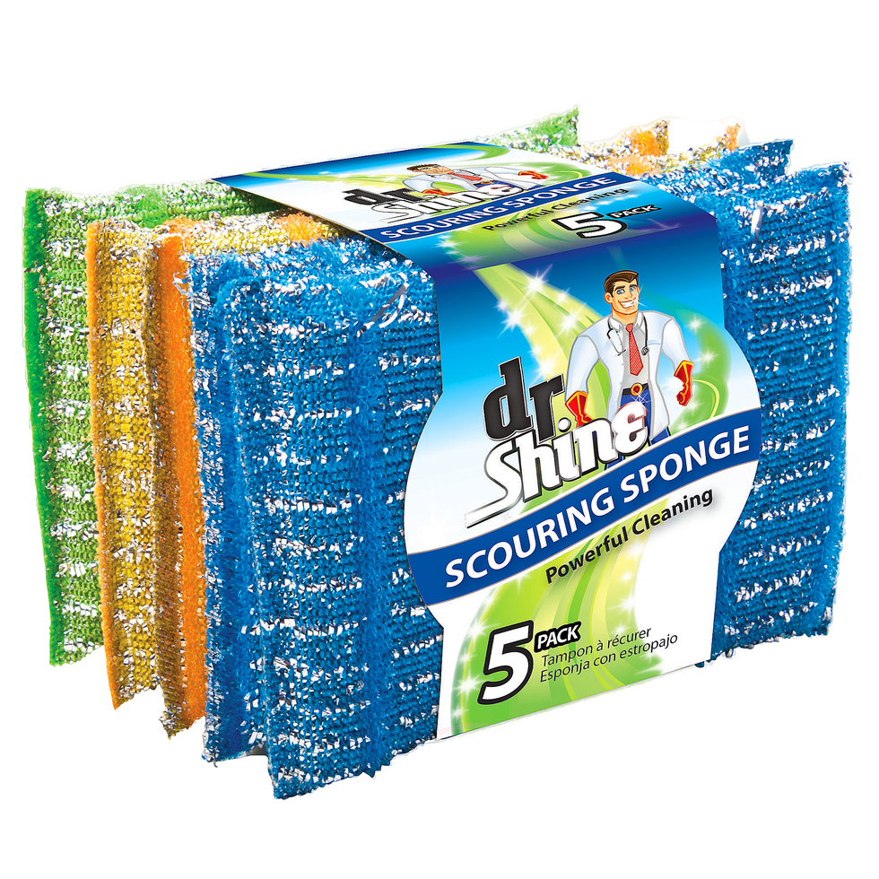 Scrubbing Pads Metallic 5pk | Household | Crackerjack