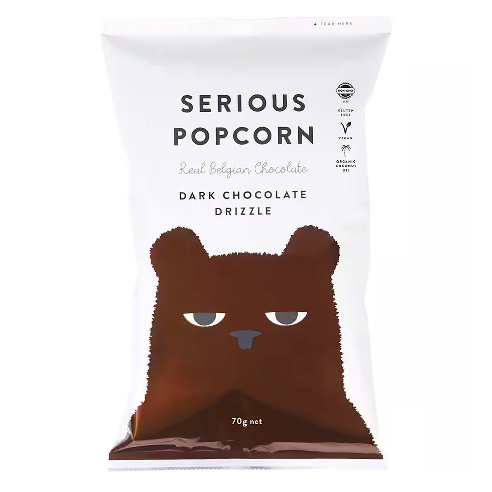 Serious Popcorn Dark Chocolate Drizzle 70g | Grocery