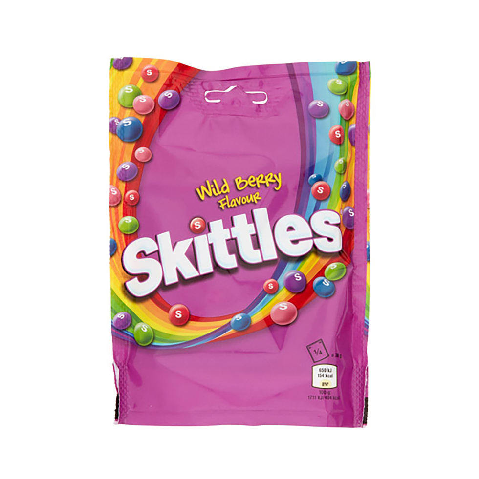 Skittles Wild Berry Flavour Pouch 136g | Confectionery