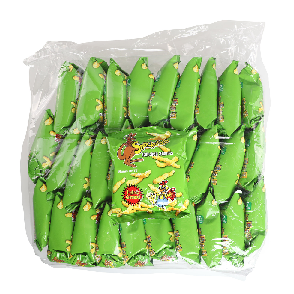Snackaroos Chicken Snack 16g 30pk | Grocery | Crackerjack