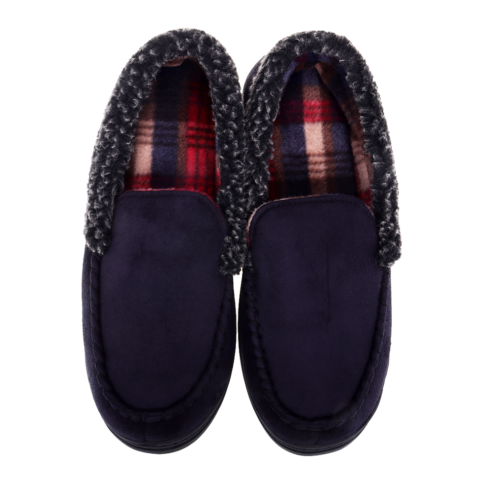 Men's Soft & Cosy Premium Moccasin Sherpa Slippers Assorted | Clothing