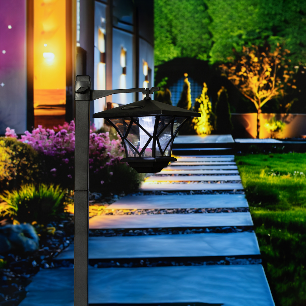 Solar Lamp Post Dual Function Post Or Hanging | Gardening