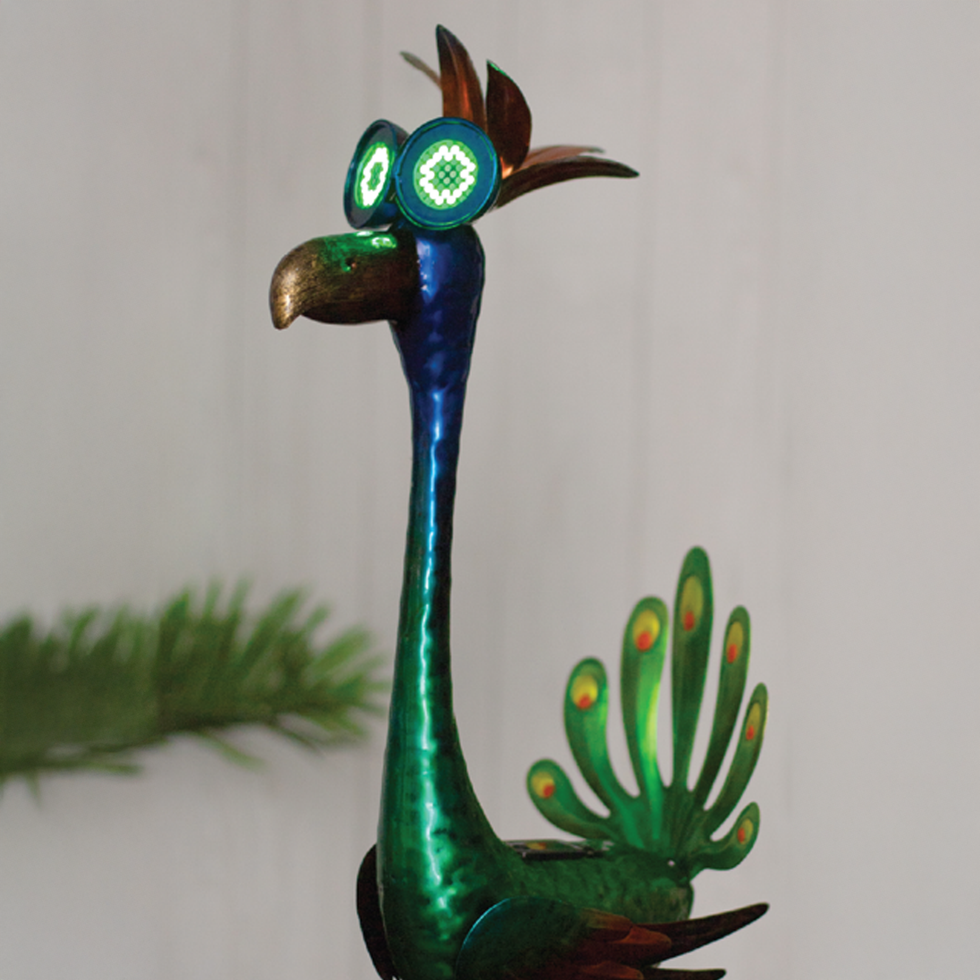 Solar Living Solar Pearlescent Bobble Bird 115cm | Gardening